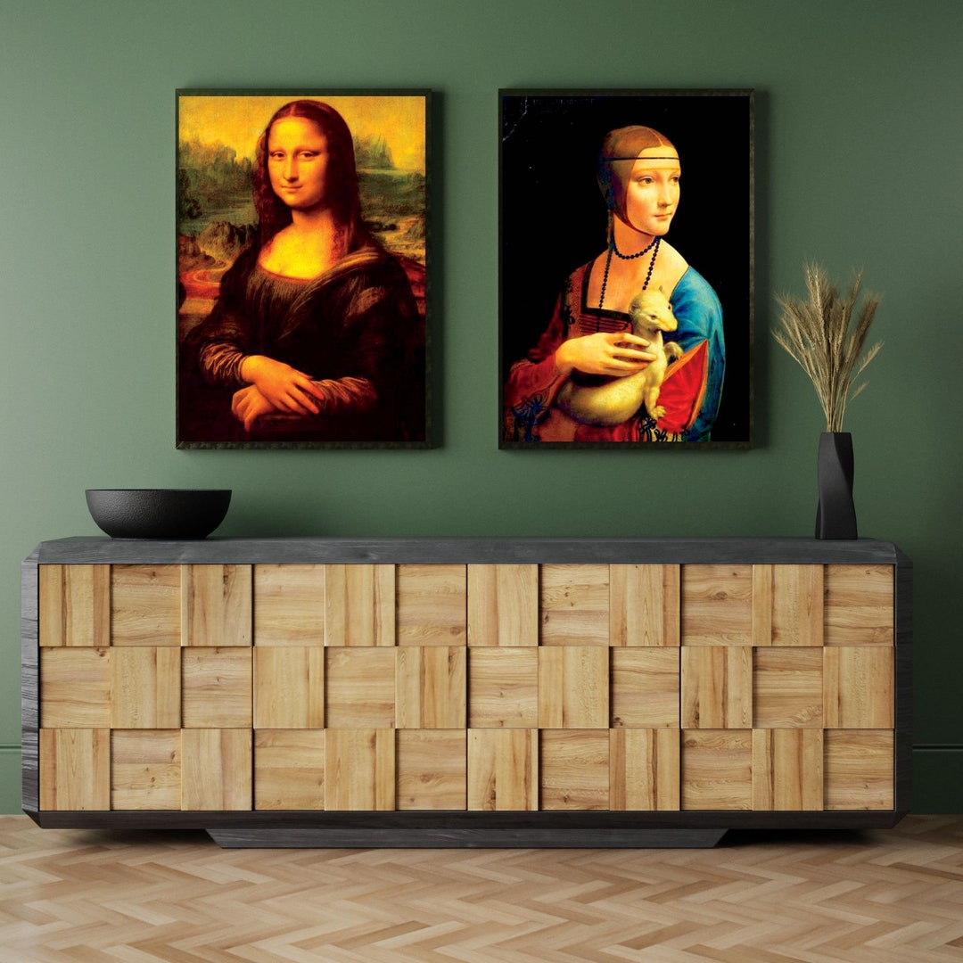 Leonardo Da Vinci Renaissance-mona Lisa-the Lady an Ermine-the Last ...