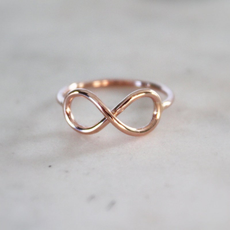 Gold Infinity Ring - Etsy