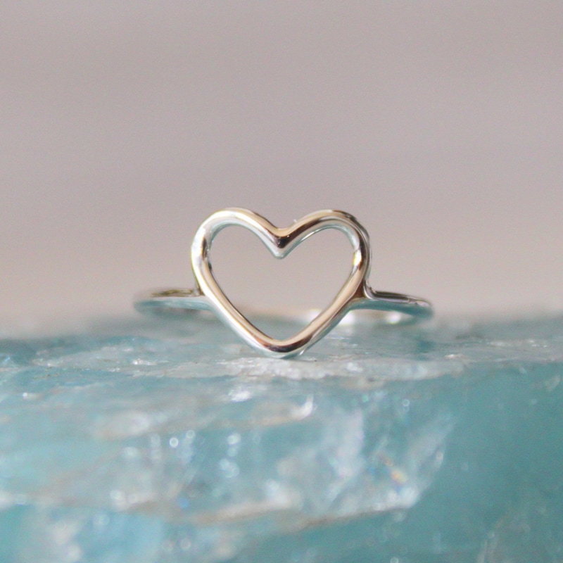 Heart Ring - Etsy