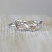 Figure 8 Knot Ring//sterling Silver//handcrafted Made to Order - Etsy