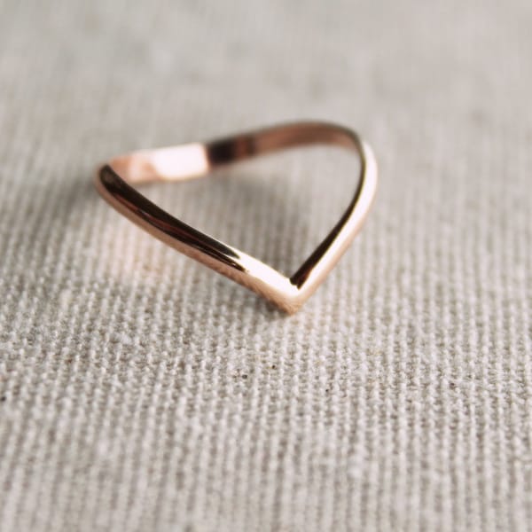 Chevron Ring - Etsy