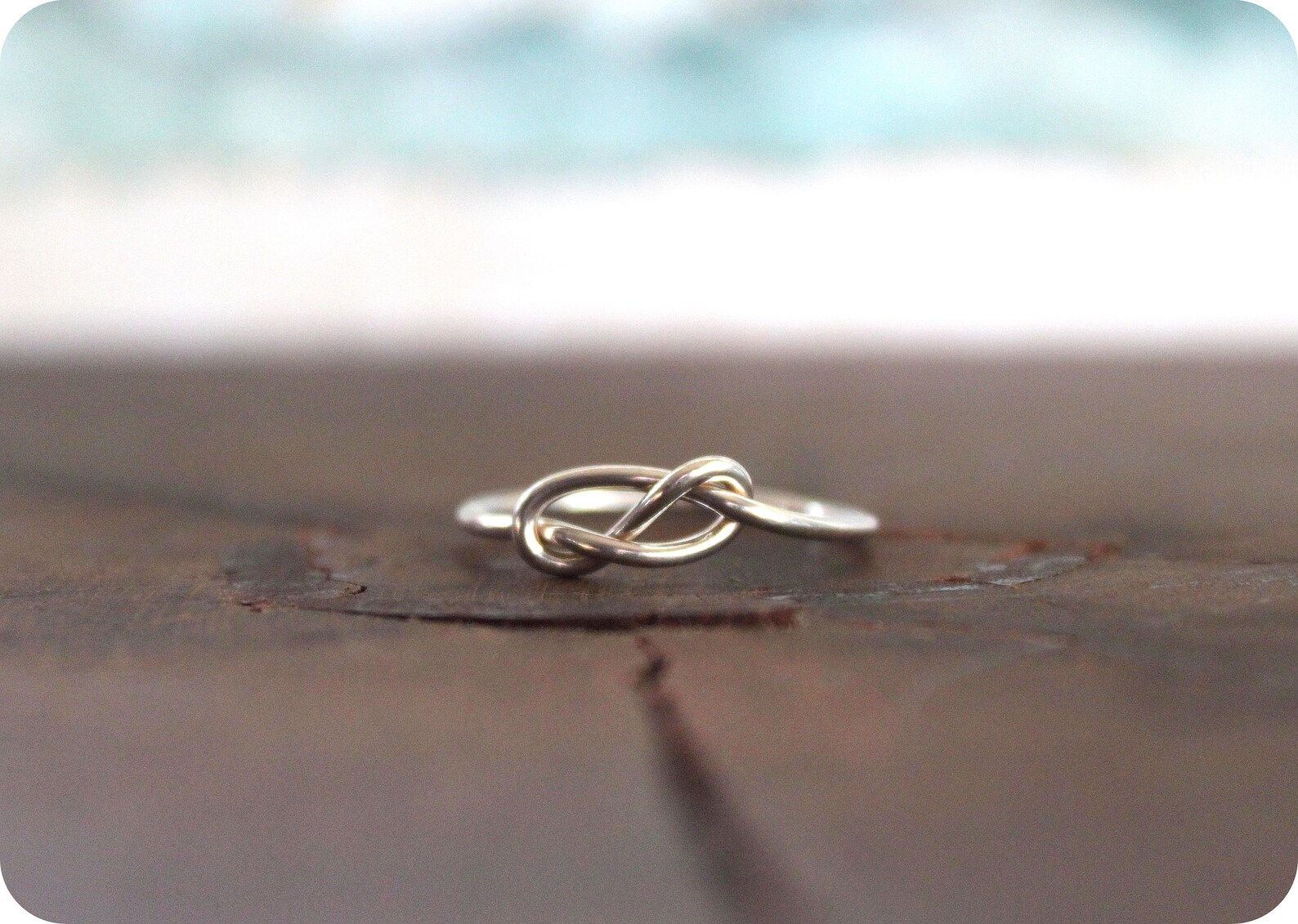 Figure 8 Knot Ring//sterling Silver//handcrafted Made to Order | Etsy