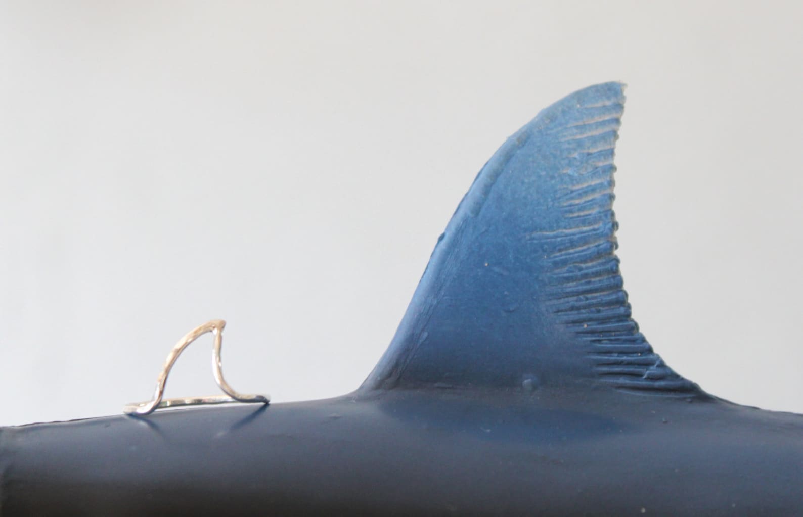 Shark Fin Ring//sterling Silver//handcrafted and Made to - Etsy