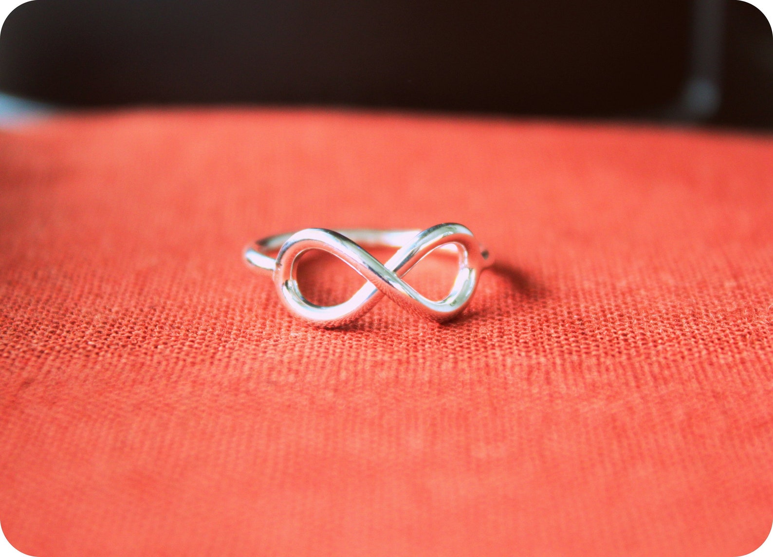 Infinity Ring//argentium Sterling Silver//handcrafted - Etsy