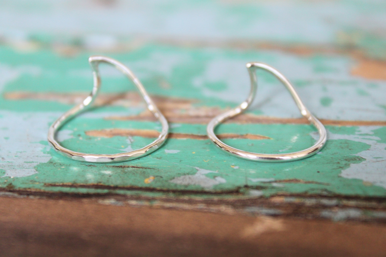 Shark Fin Ring//sterling Silver//handcrafted and Made to - Etsy