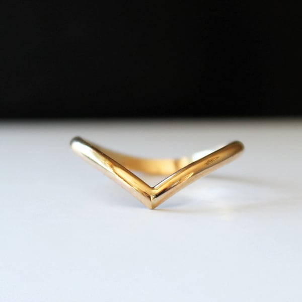 Chevron Ring - Etsy