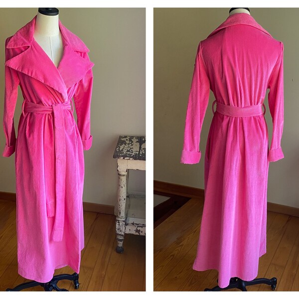 Hot Pink Robe - Etsy