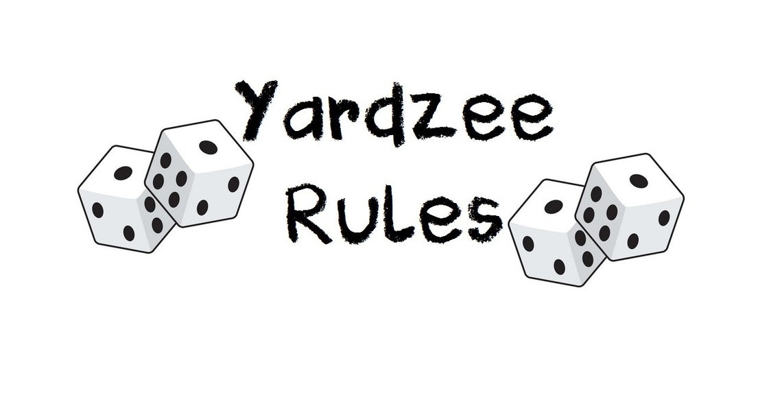 PRINTABLE. Yardzee RULES . Yardzee Board. Lawn Yahtzee Score Card Rules ...