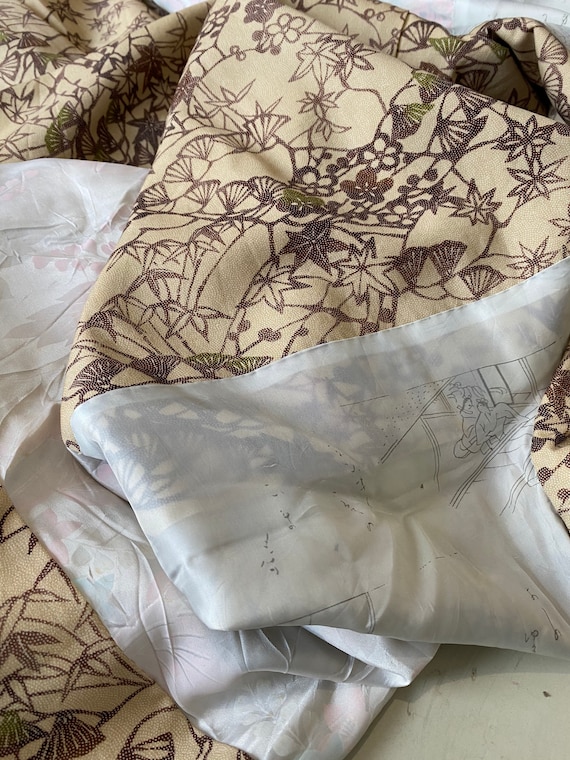 Japanese Maple Leaf Haori Natural-Earth Tones with Pr… - Gem