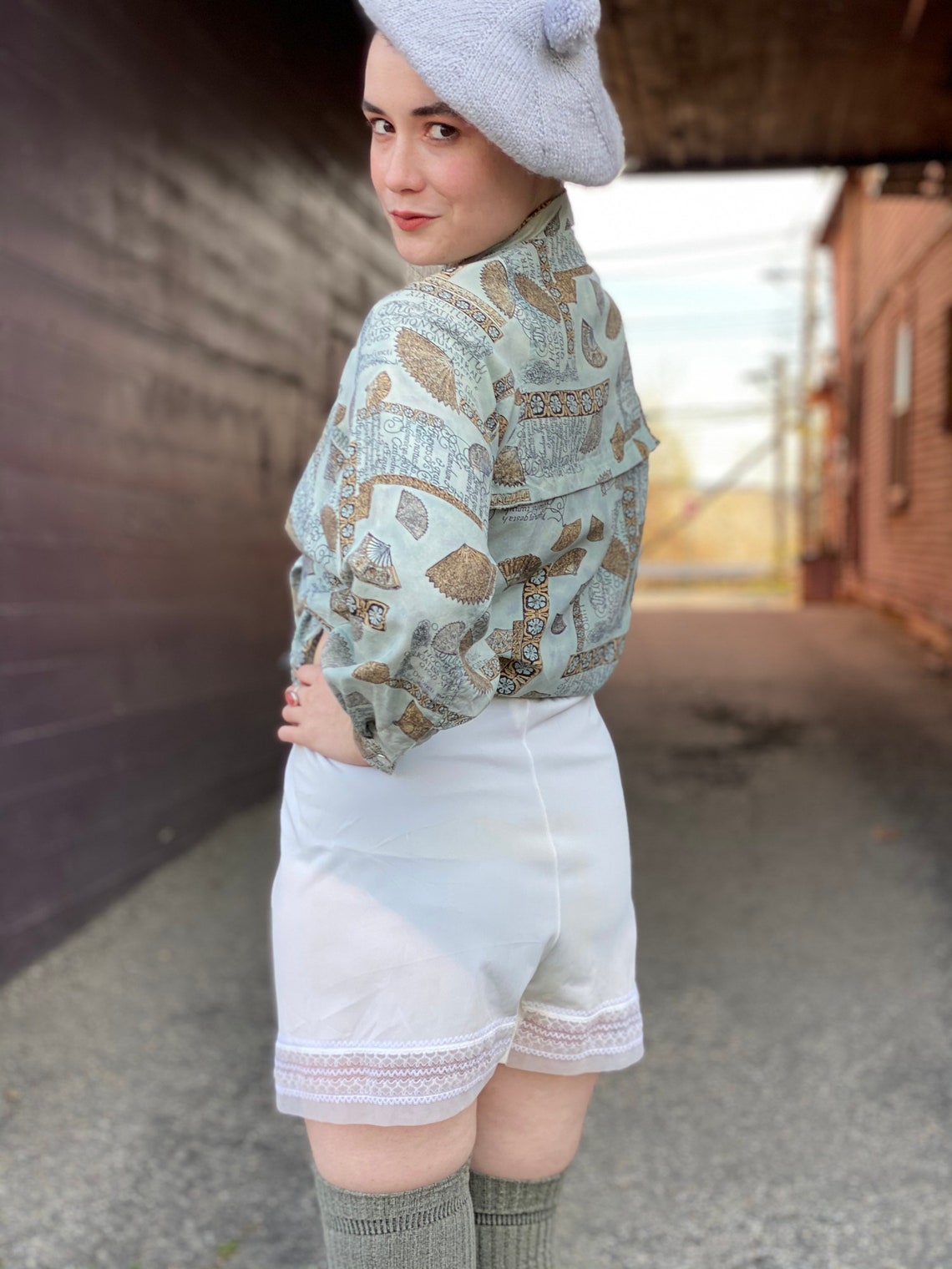 1950s Vintage White Nylon Lace Bloomers-tap - Etsy