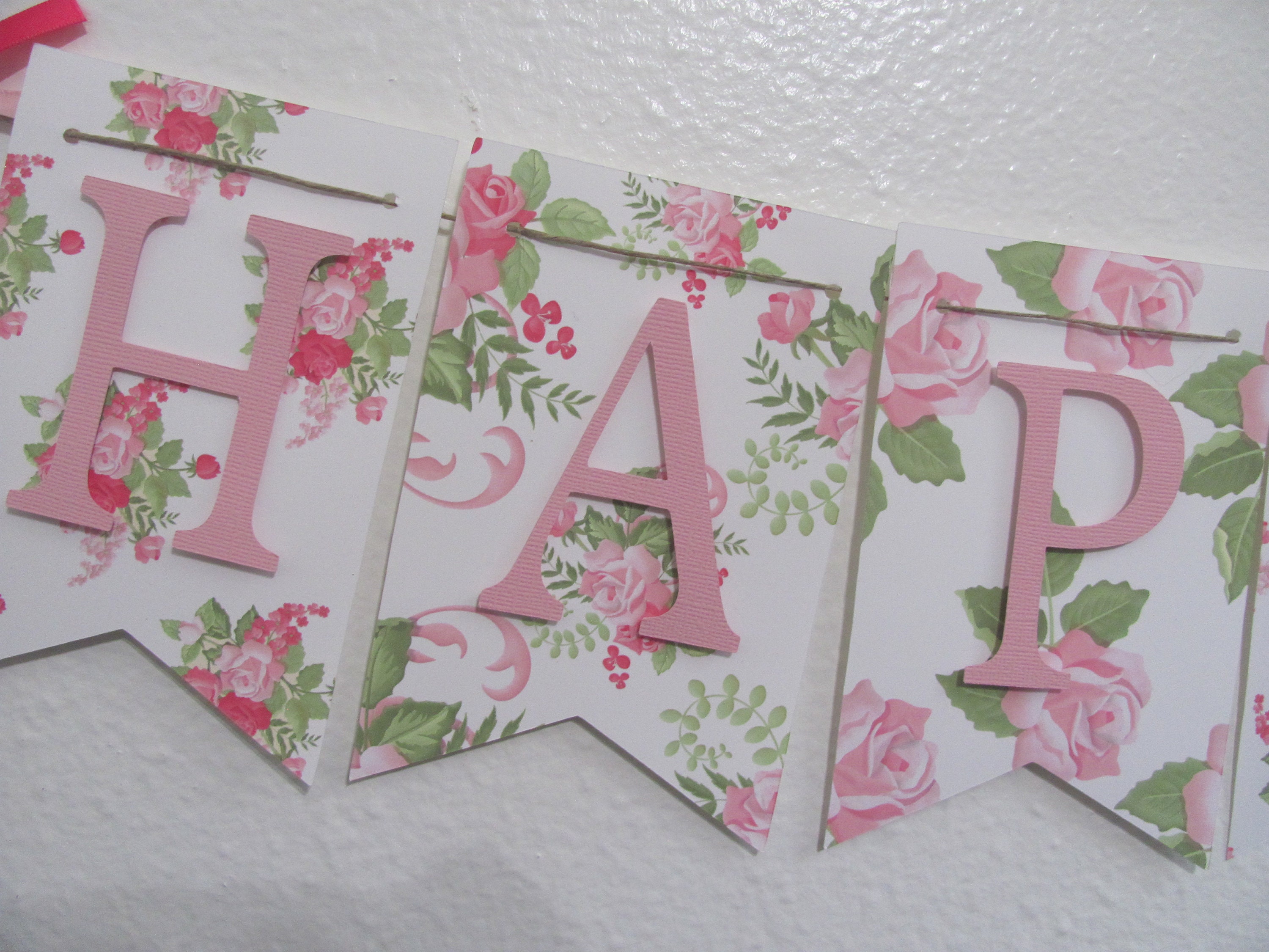 Birthday Banner, Happy Birthday Banner, Happy Birthday, Girl Banner 1st ...