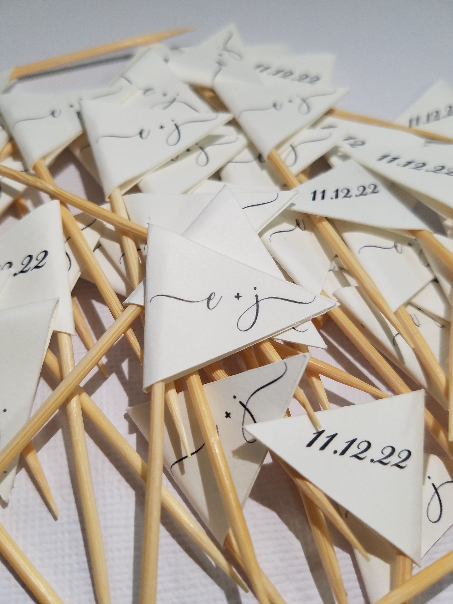 Personalized Flag Food Picks, Flag Cupcake Toppers, Monogram Food Picks ...