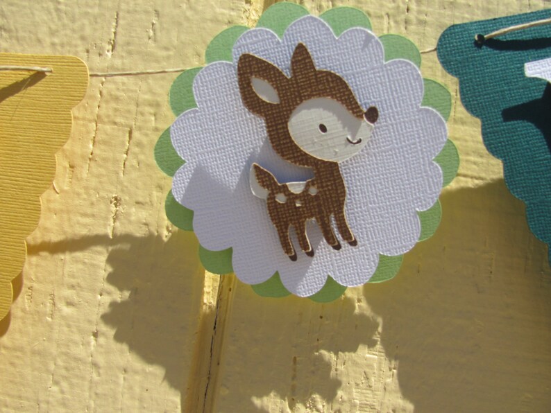 Woodland Animal Fall Themed Welcome Baby Shower Banner Baby - Etsy
