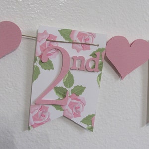 Birthday Banner, Happy Birthday Banner, Happy Birthday, Girl Banner 1st ...