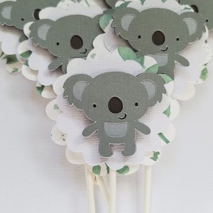 Koala Bear Cupcake Toppers Set of 12 Birthday Decorations - Etsy
