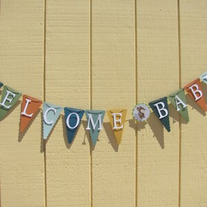 Woodland Animal Fall Themed Welcome Baby Shower Banner, Baby Shower ...