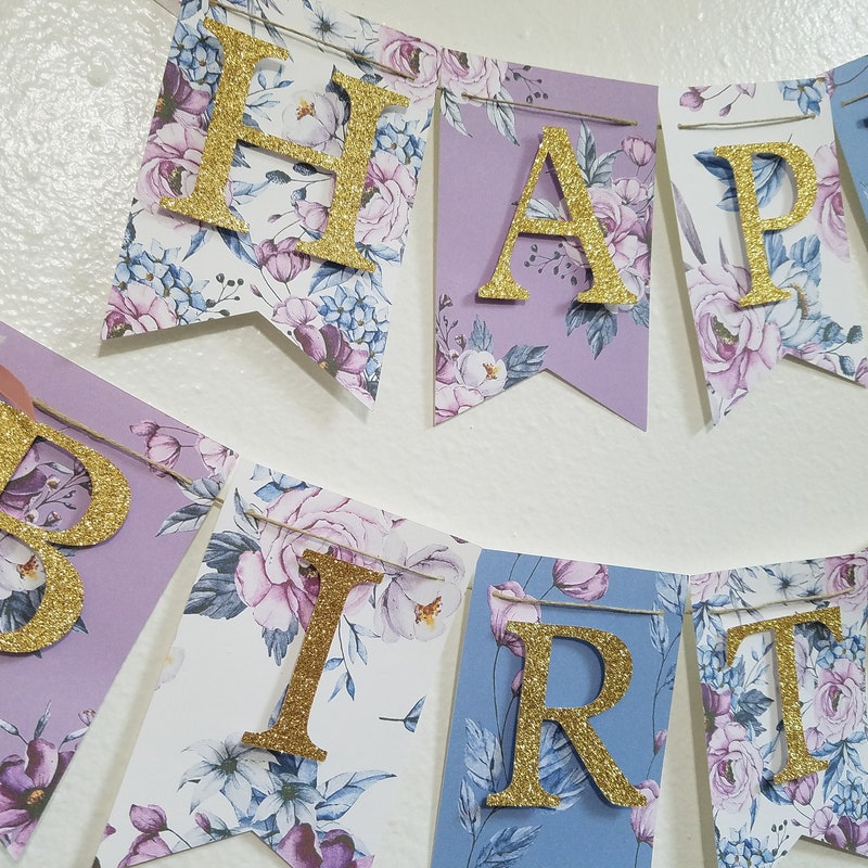 Garden Party Banner - Etsy