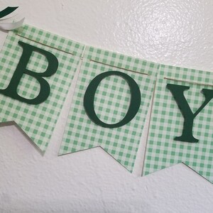 Boy Baby Shower Banner, Baby Shower Decorations, Boy Baby Shower ...