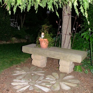 Stone Flowers Garden Art Star Flower - Etsy