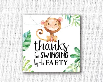 Monkey thank you | Etsy