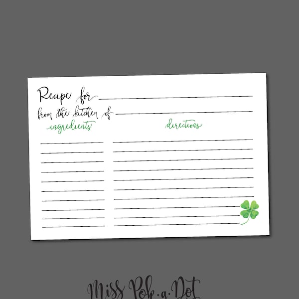 Recipe for Love - Etsy