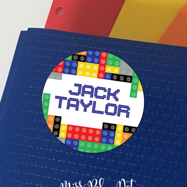 Building Blocks Stickers - Etsy