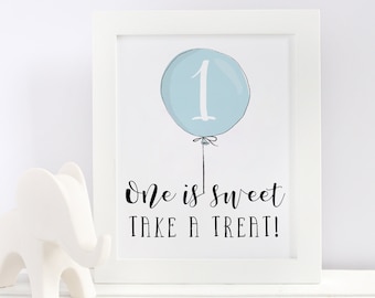 First Birthday Boy Sign - Etsy