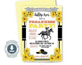 Pretend Sleepover Birthday Party Invitation Editable - Etsy