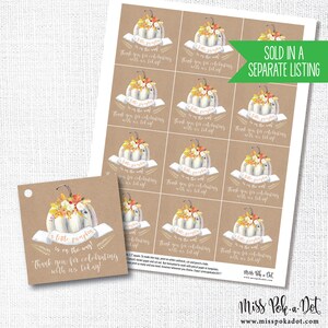 White Pumpkin Fall Food Sign Tent, Editable Printable, Digital File ...