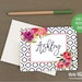 Personalized Folded Note Cards Gift Women Girls Stationery - Etsy