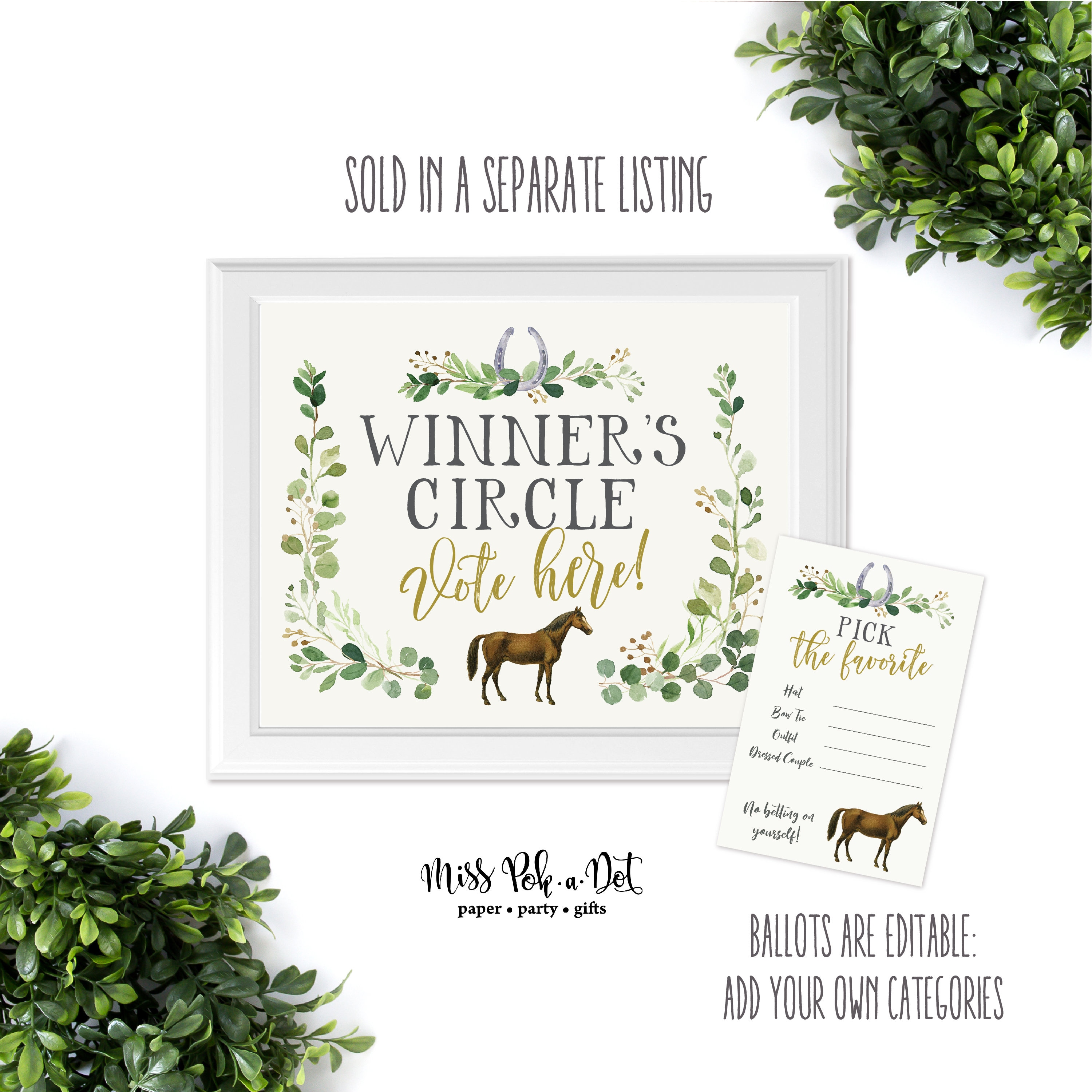 Horse Race Betting Sign and Bet Slips Editable Printable - Etsy UK