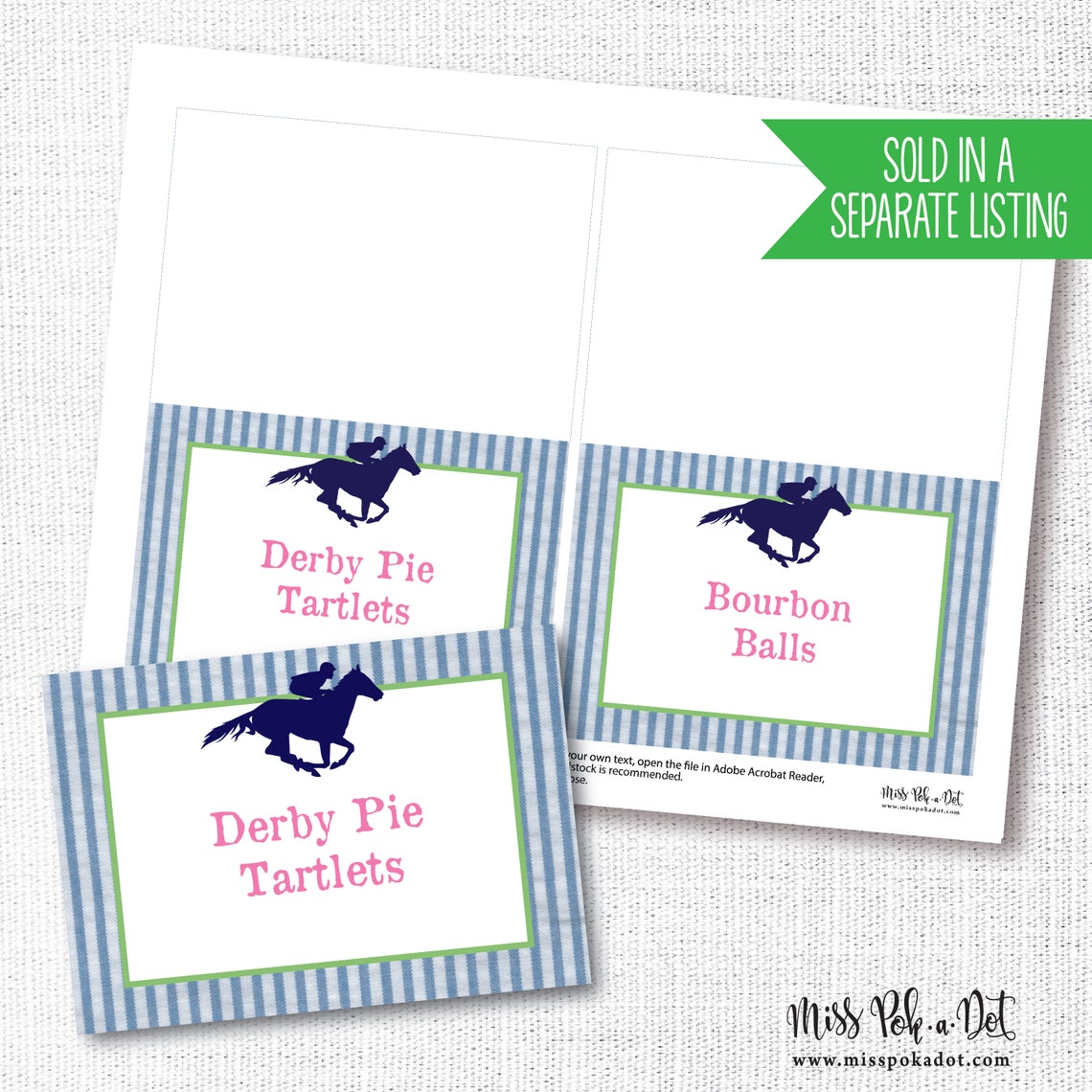 Preppy Horse Race Bet Card Printable Betting Slip Derby - Etsy Canada