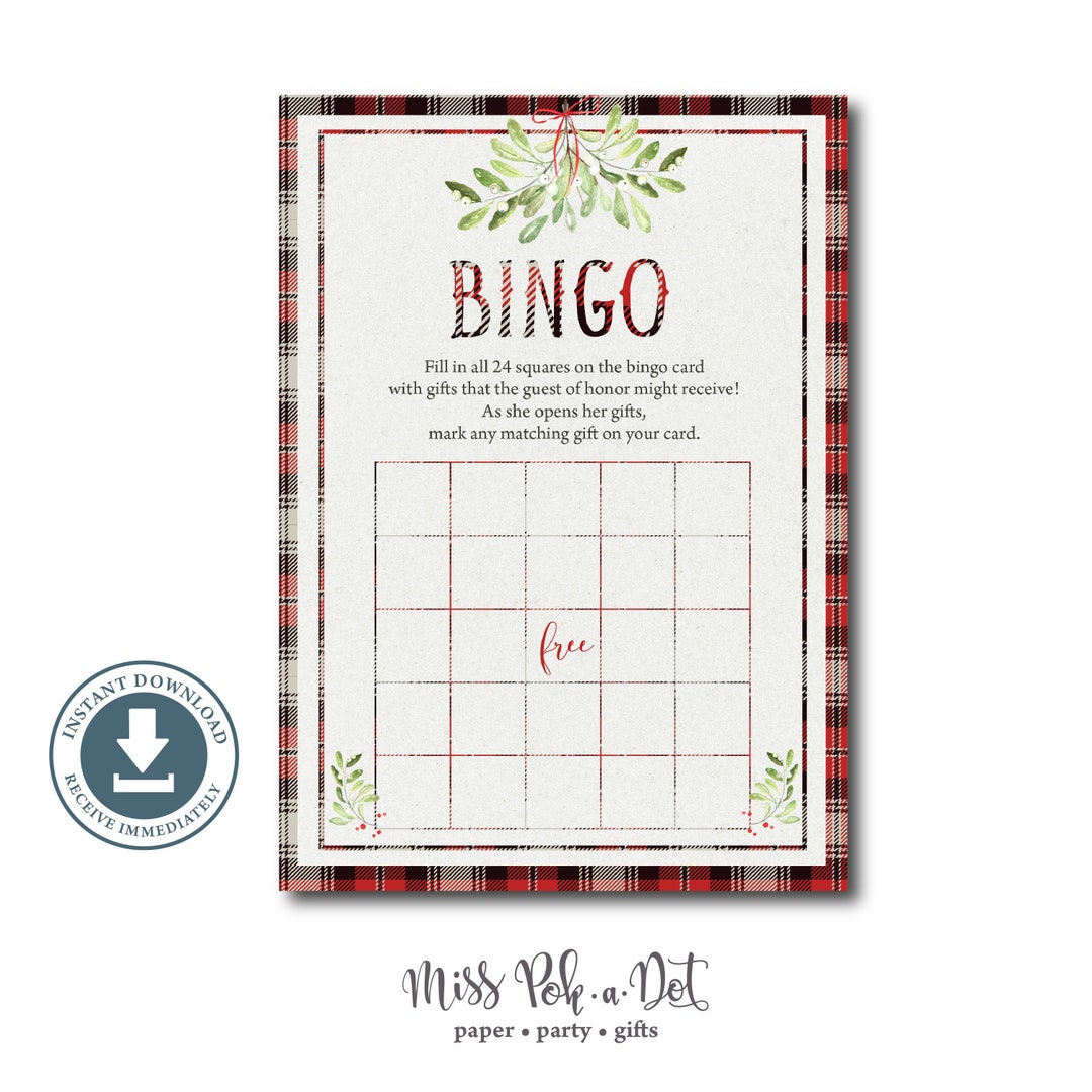 Merry Christmas Baby Shower Game, Printable, BINGO, Winter, Neutral ...