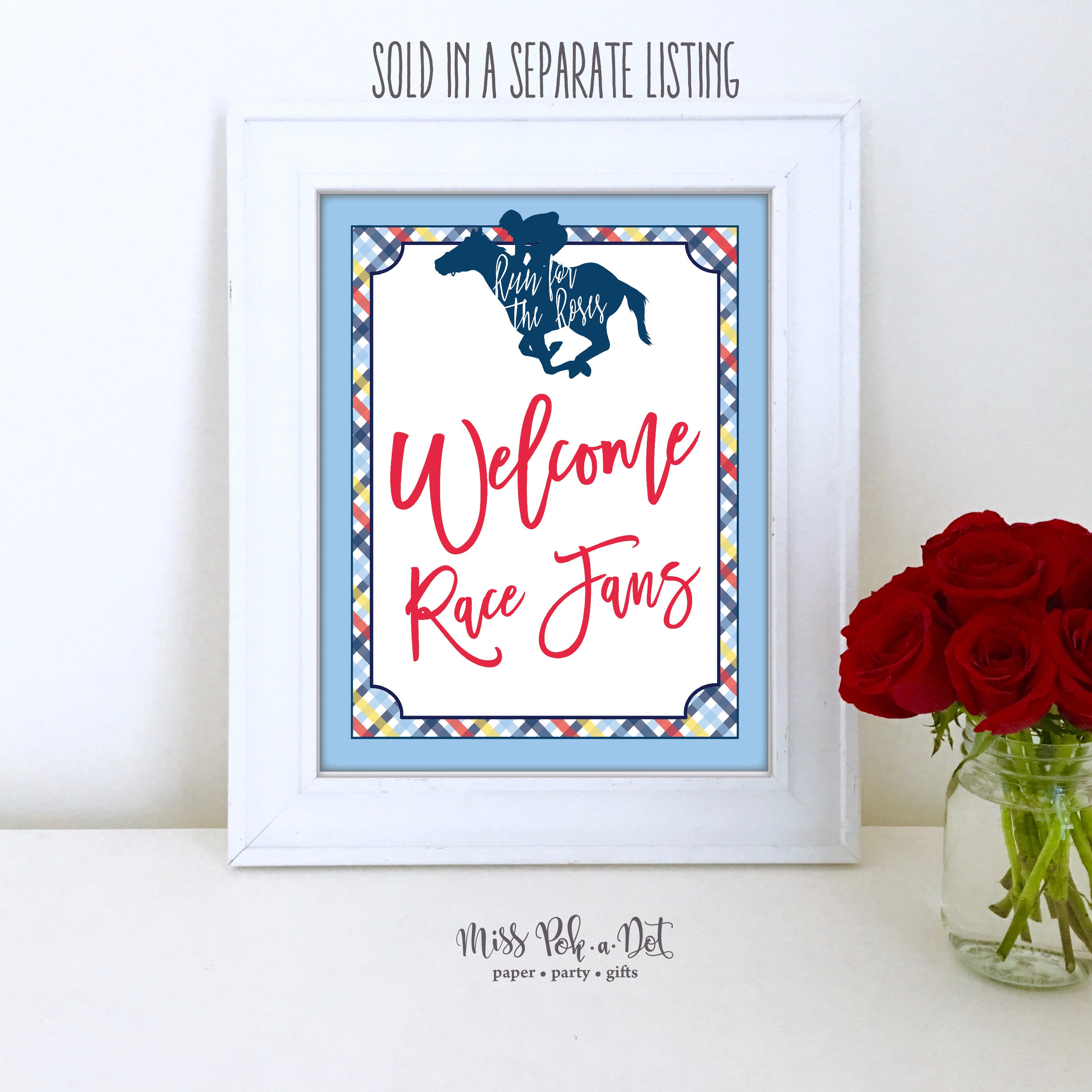 Betting Window Derby Party Sign, Printable, Horse Race Decoration ...