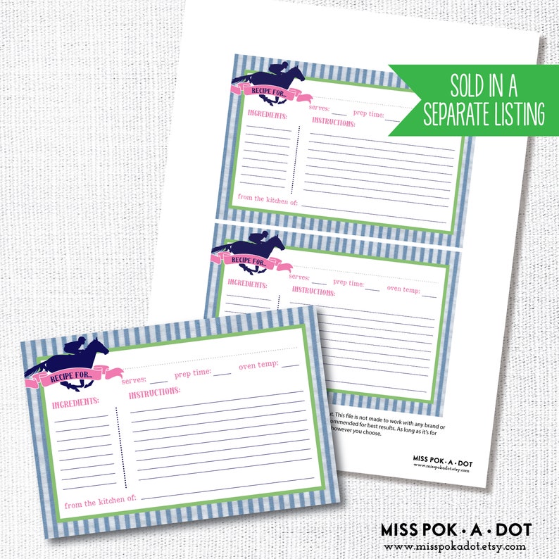 Preppy Derby Menu Sign Editable Printable File Seersucker - Etsy