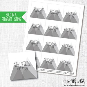 Mountain Adventure Baby Shower Game, Editable Printable, Who Knows ...