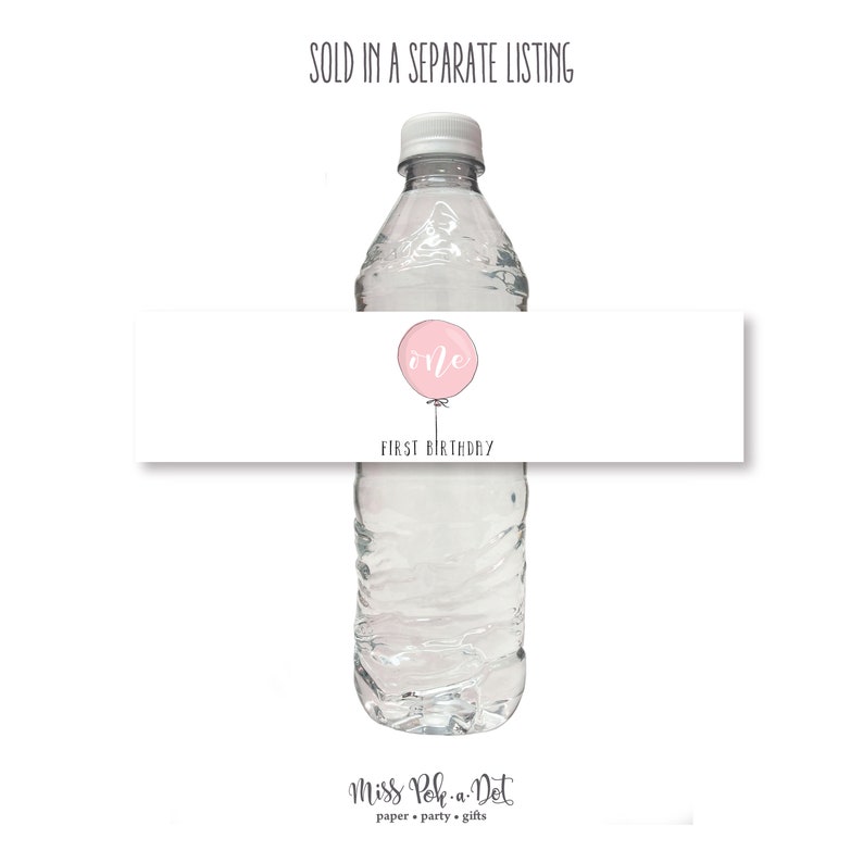 Pink Balloon Happy Birthday Pennant Banner Printable Party - Etsy