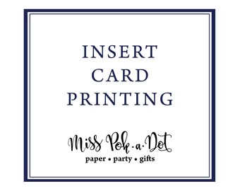 Extra Details Card - Etsy