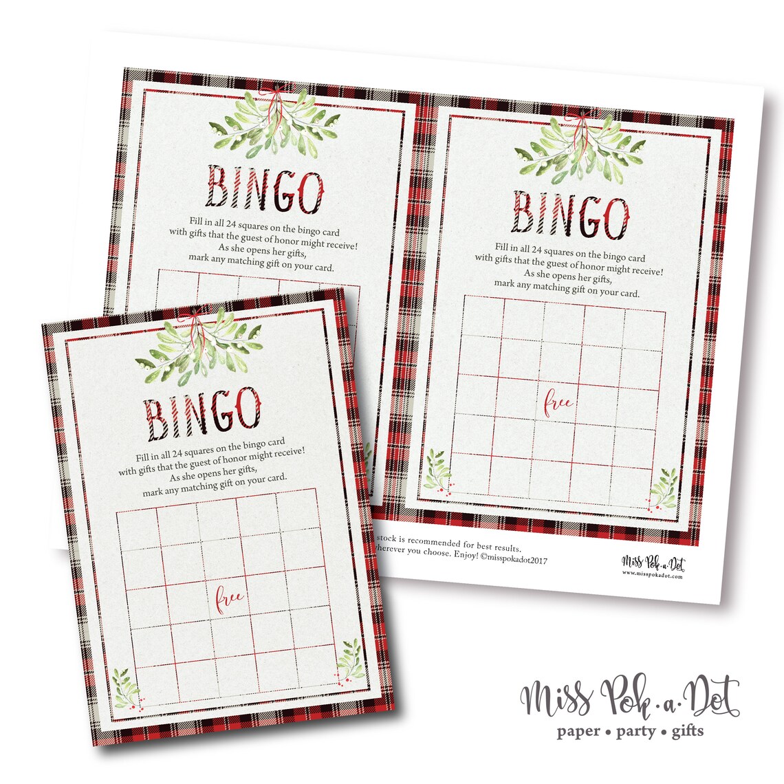 Merry Christmas Baby Shower Game Printable BINGO Winter | Etsy