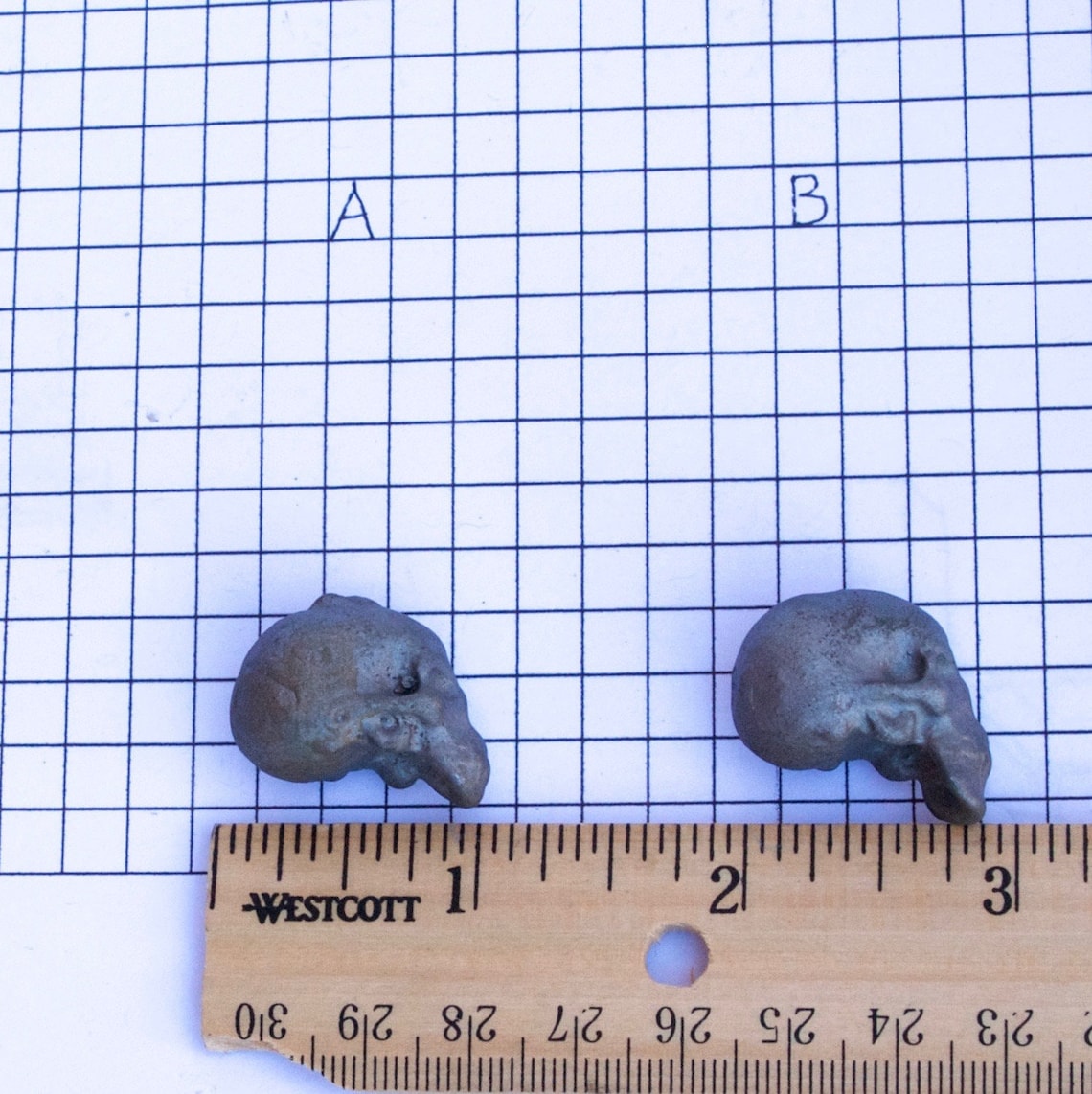 Cast Iron Skull Tiny Skull Cast Iron Quirky Unique OOAK - Etsy