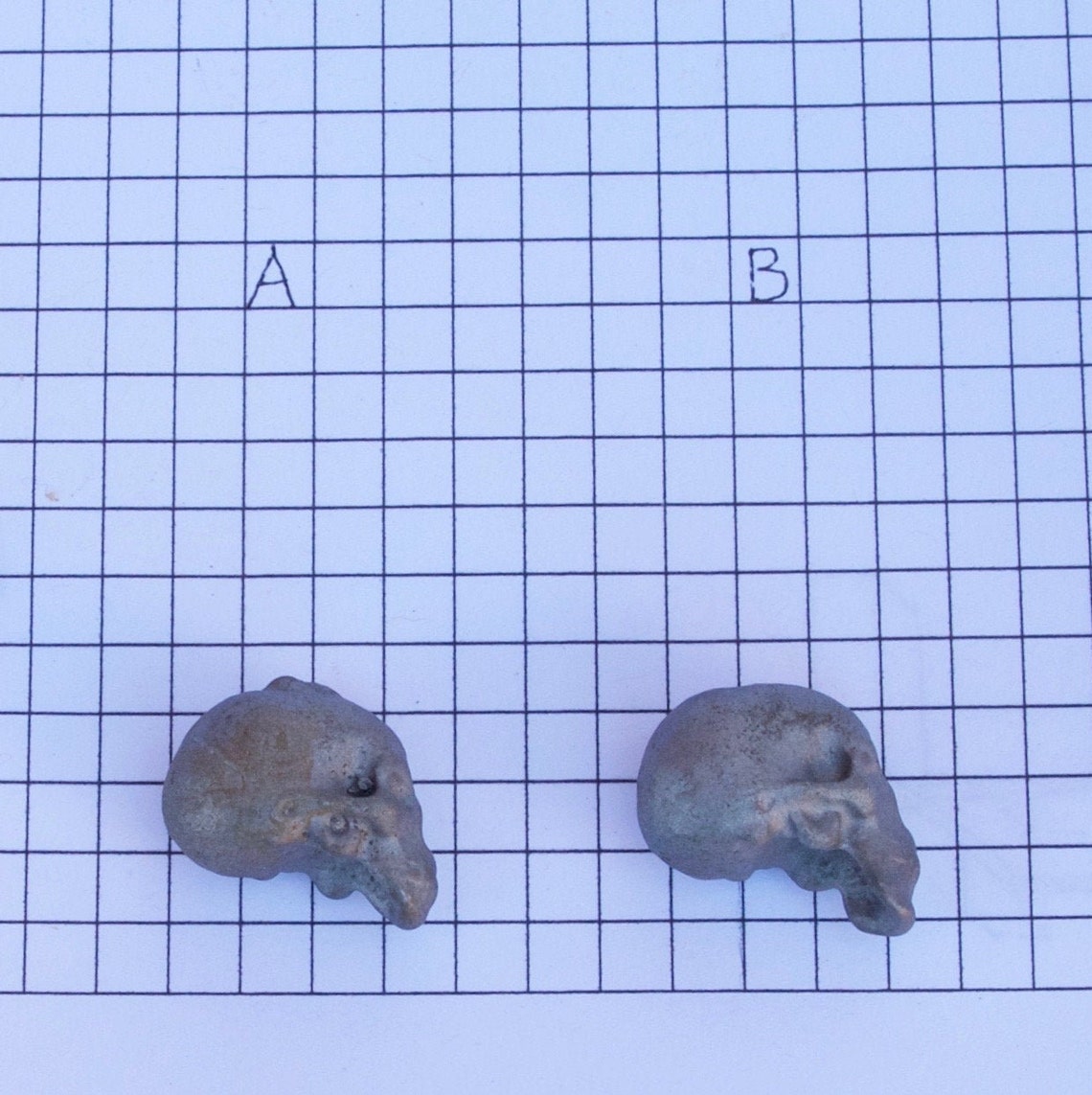 Cast Iron Skull Tiny Skull Cast Iron Quirky Unique OOAK - Etsy