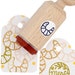 Mini Croissant Wooden Rubber Stamp 2 Inch Height, 0.63 Inch Diameter - Etsy