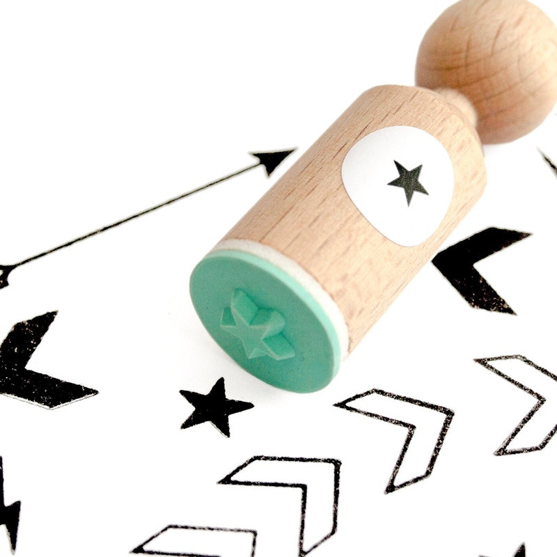 Star Rubber Stamp - Etsy UK