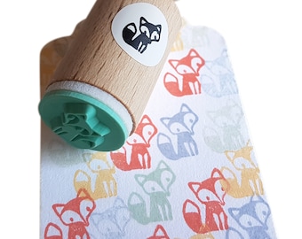 Fox Rubber Stamp - Etsy