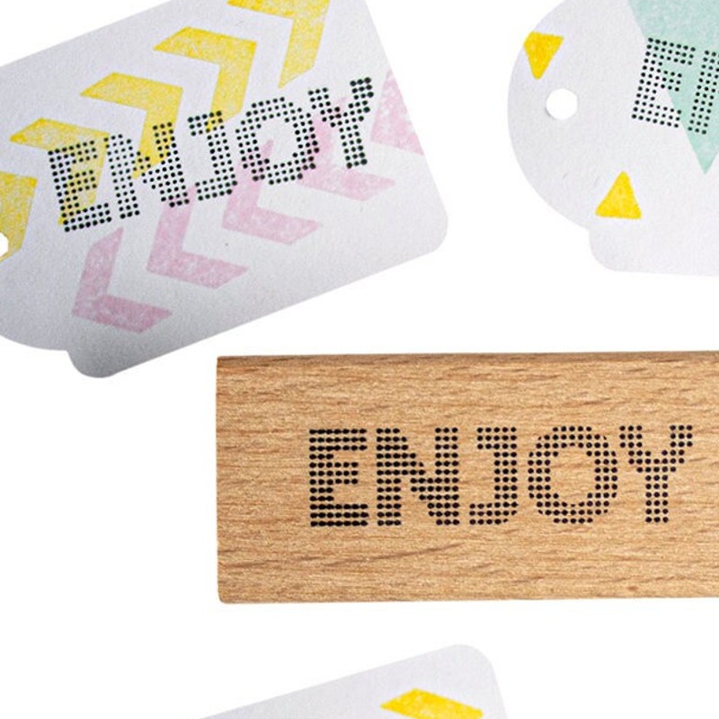 Enjoy Stamp - Etsy