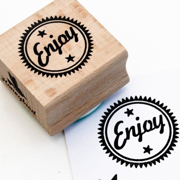 Enjoy Stamp - Etsy