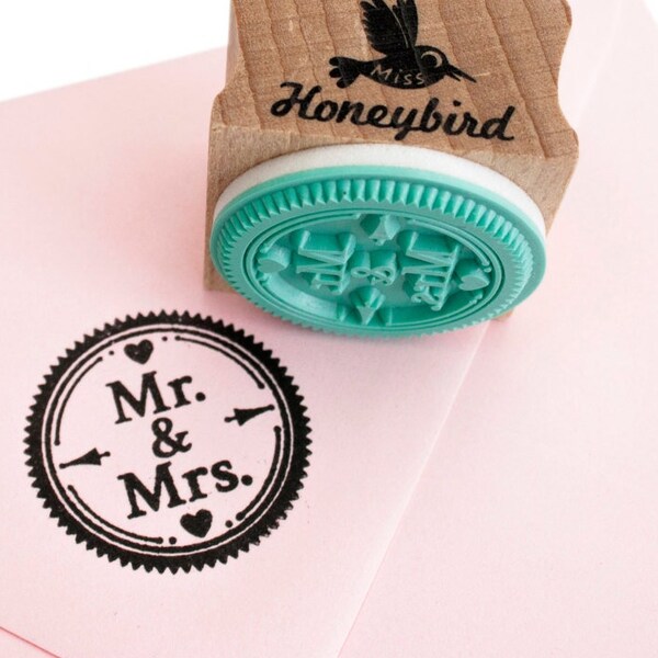 Mr and Mrs Stamp - Etsy UK