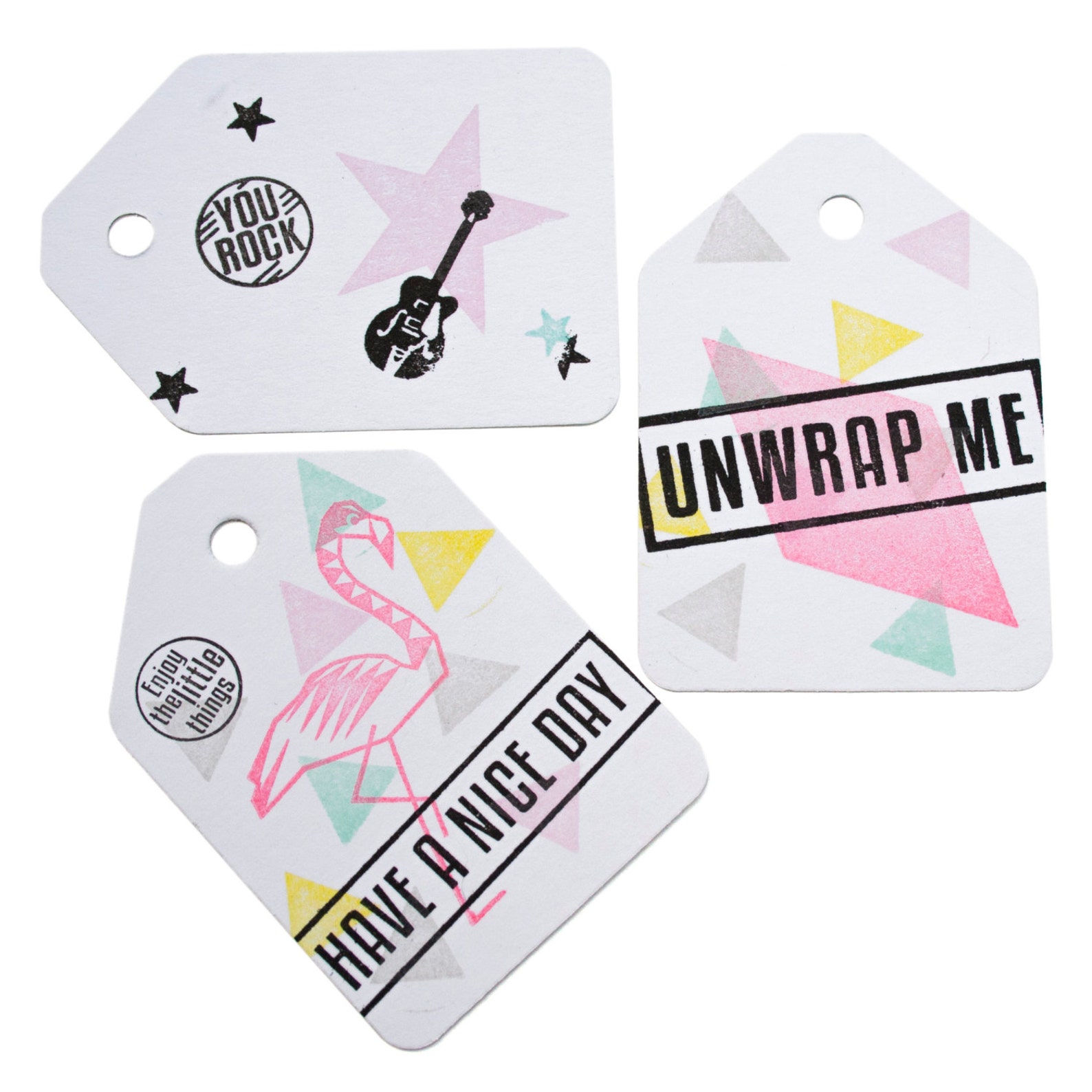 Flamingo Stamp Mounted Flamingo Rubber Stamp Tropicial | Etsy