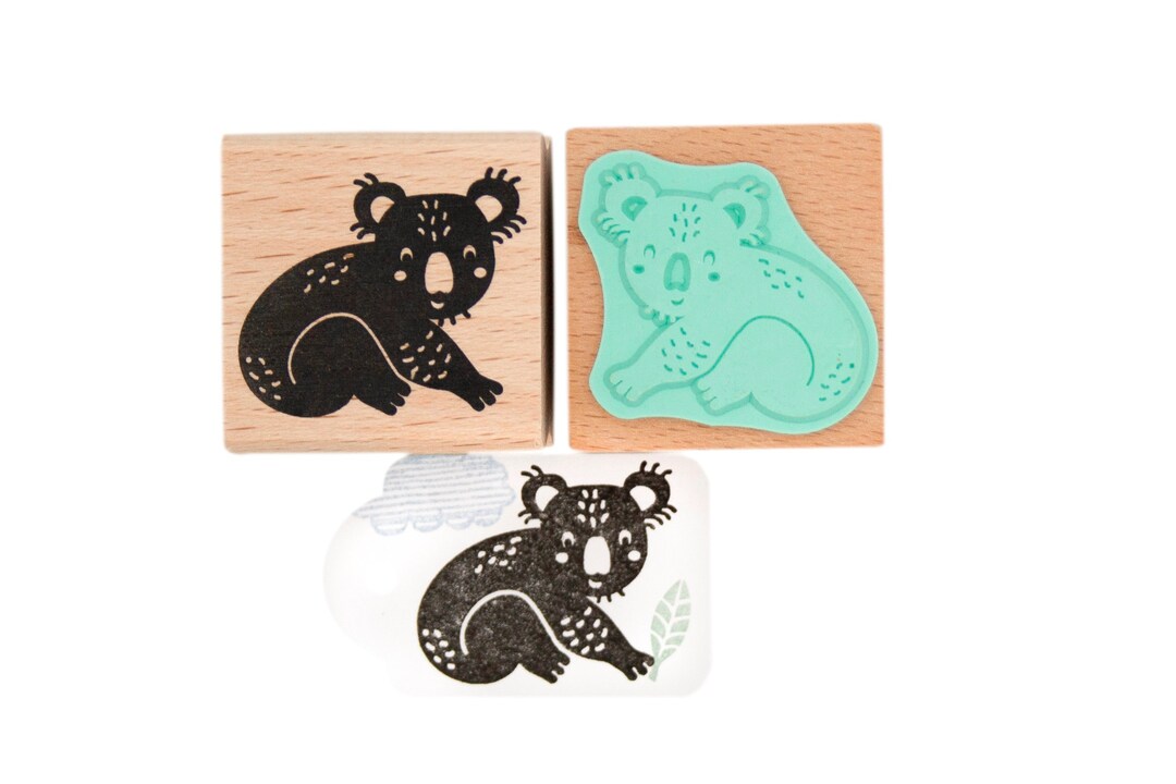 Koala Stamp – Cute Animal Design for Cards, Journals, Stationery, and ...