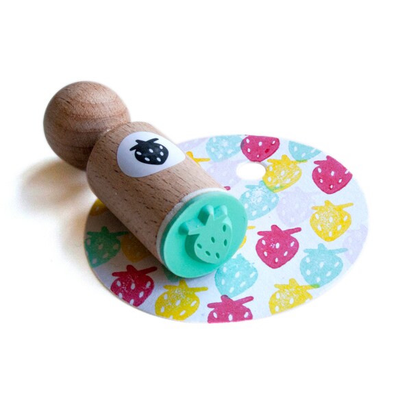 Strawberry Stamp - Etsy